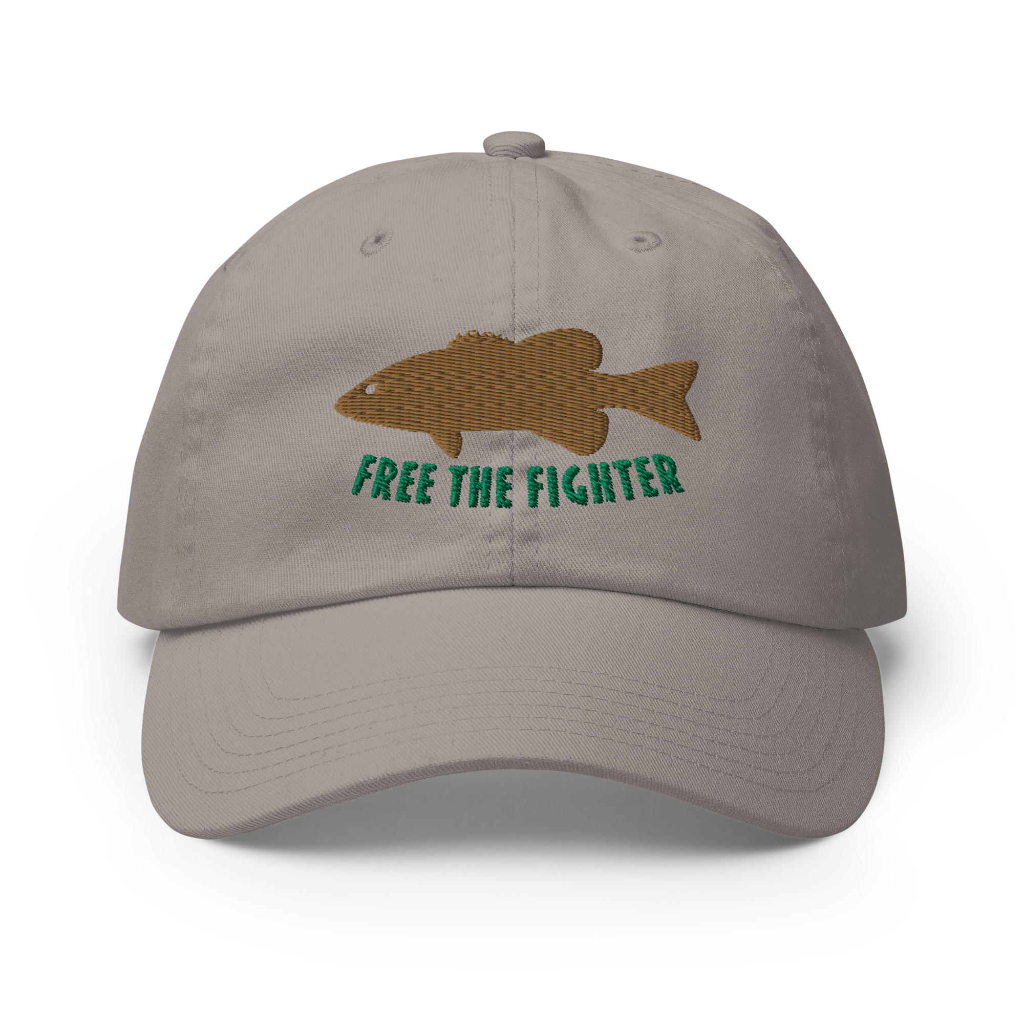 Smallmouth Bass - Free the Fighter - Baseball Cap